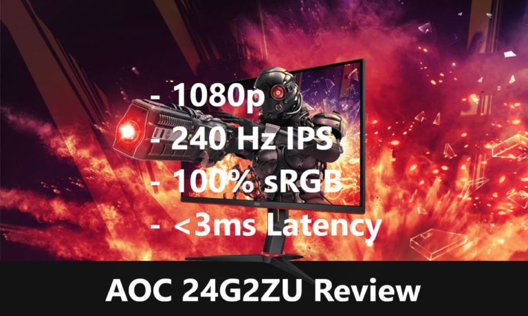 AOC 24G2ZU IPS Monitor Review: Esports Excellence – Total Gaming Addicts