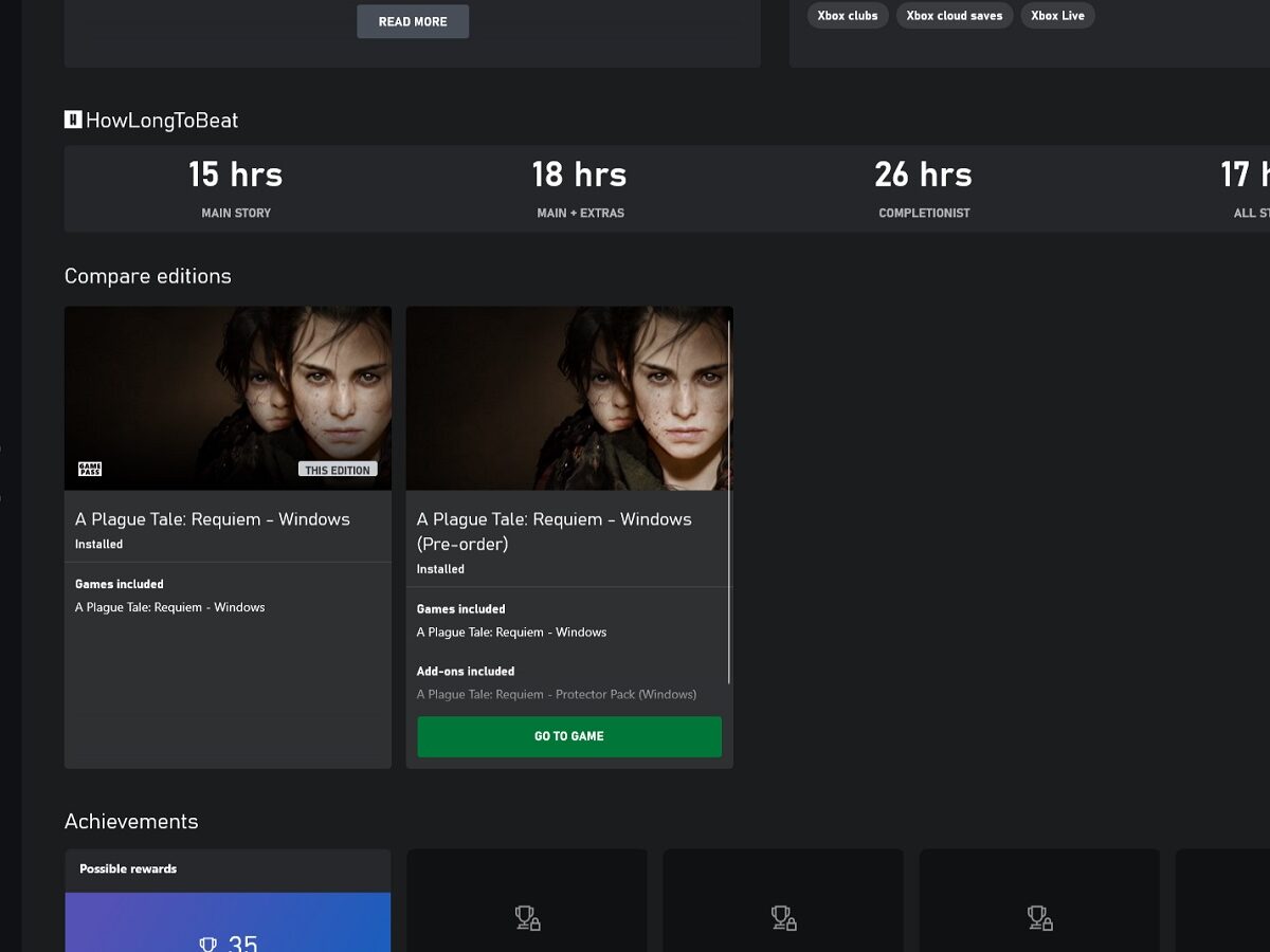 The PC Xbox App Now Shows HowLongToBeat Info – Total Gaming Addicts